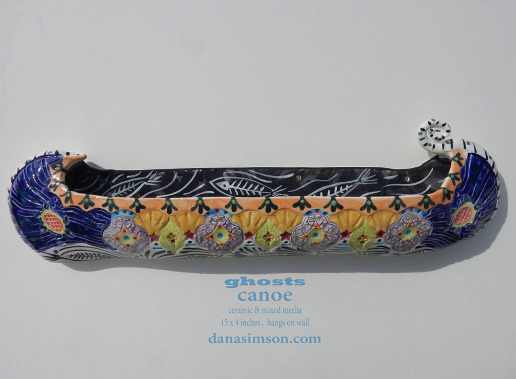 Ghosts Canoe Wall Sculpture - Dana Simson Design